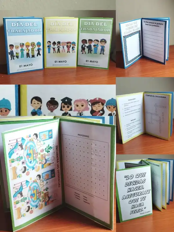 Minilibro Día Del Trabajador 01 Mayo Profe Social